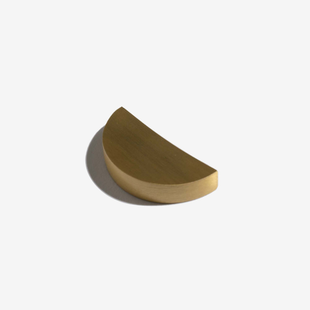 Park Side Market | BRASS HALF-COIN KNOB